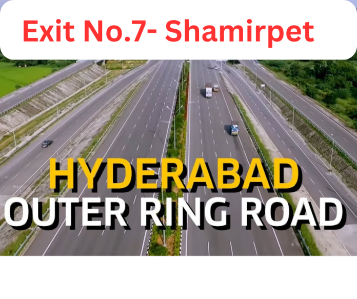 An Over View On Hyderabad ORR Exit Number 7-Shamirpet