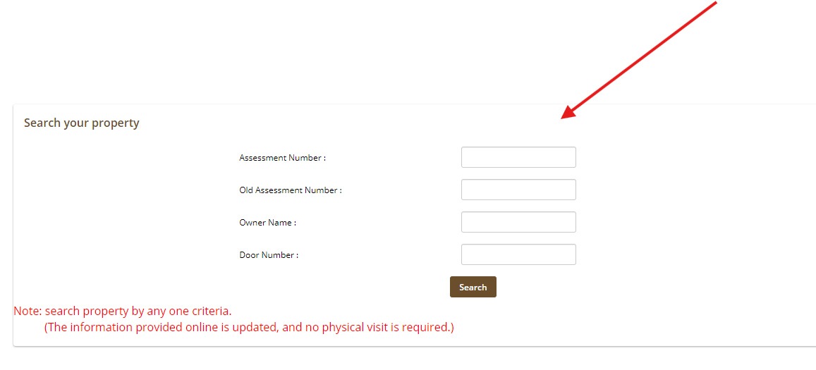 Andhra Pradesh Ap property tax payment & Application status Dues