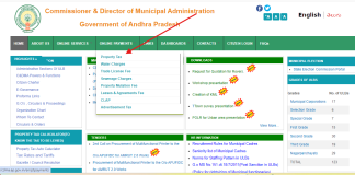 Andhra Pradesh Ap property tax payment & Application status Dues